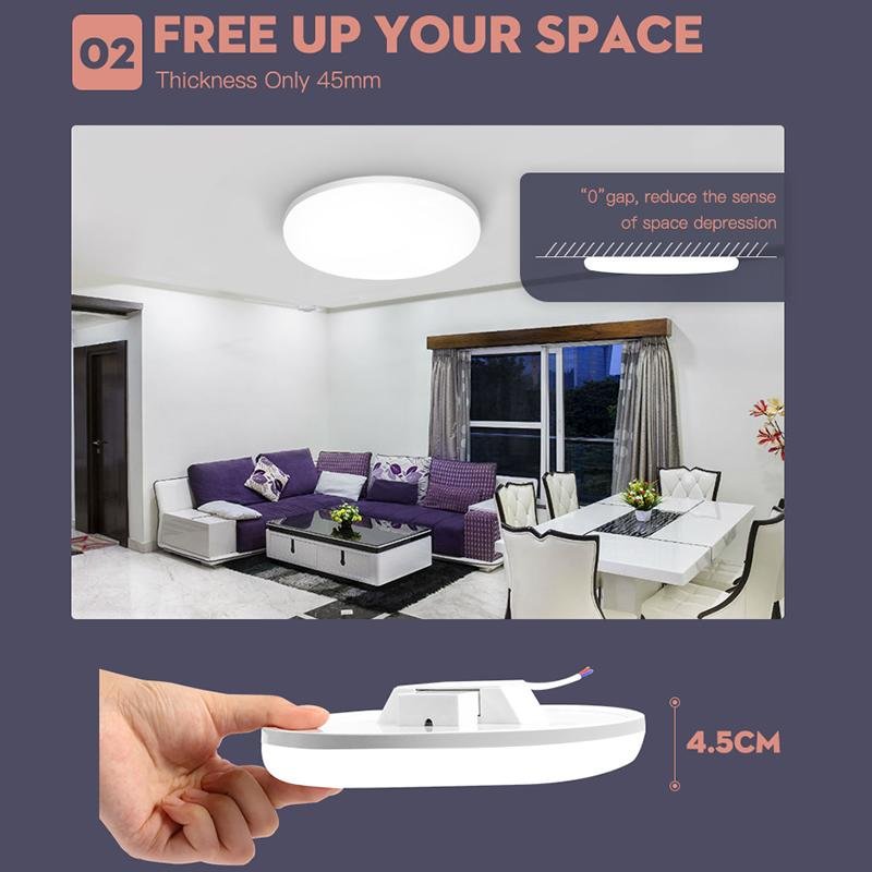 Ultra Thin LED Ceiling Lights 15/20/30/50W Modern Led Ceiling Lamps for ...