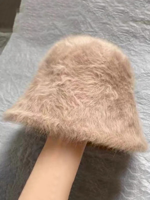 Drawstring Solid Color Split-Joint Bucket Hat