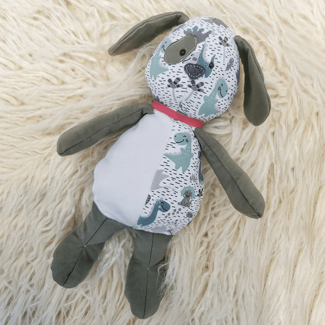 Little Scruffy Plush Puppy Toy Sewing Templates - With Instructions