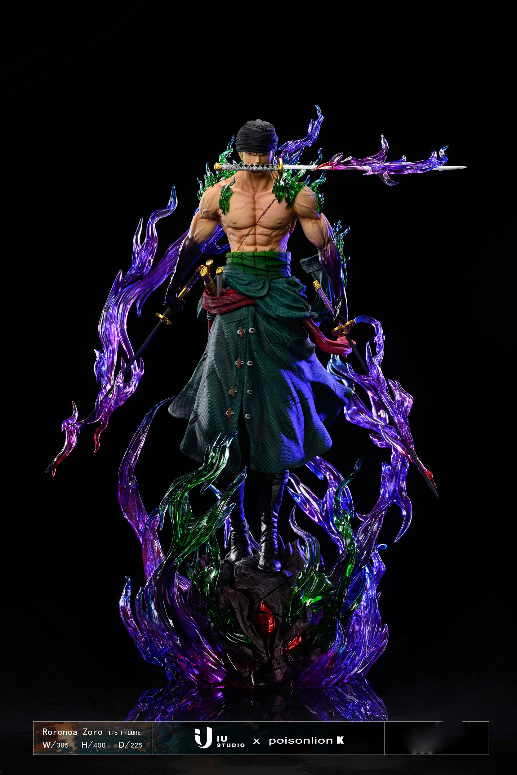1/6 Scale Battle Moment Roronoa Zoro - ONE PIECE Resin Statue - IU ...