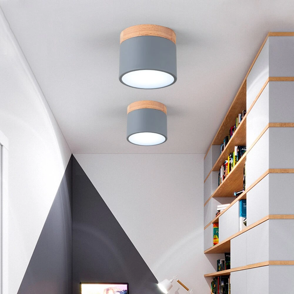 Ceiling Lamp Nordic Round diameter 9cm corridor Aisle small Cylindrical ...