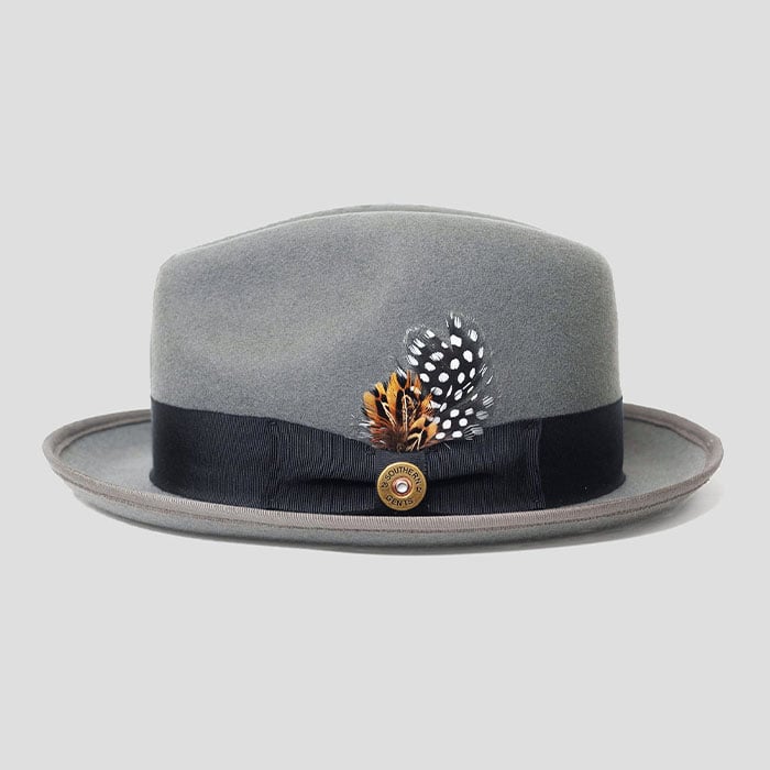 SG Trilby Fedora Hat – Grey