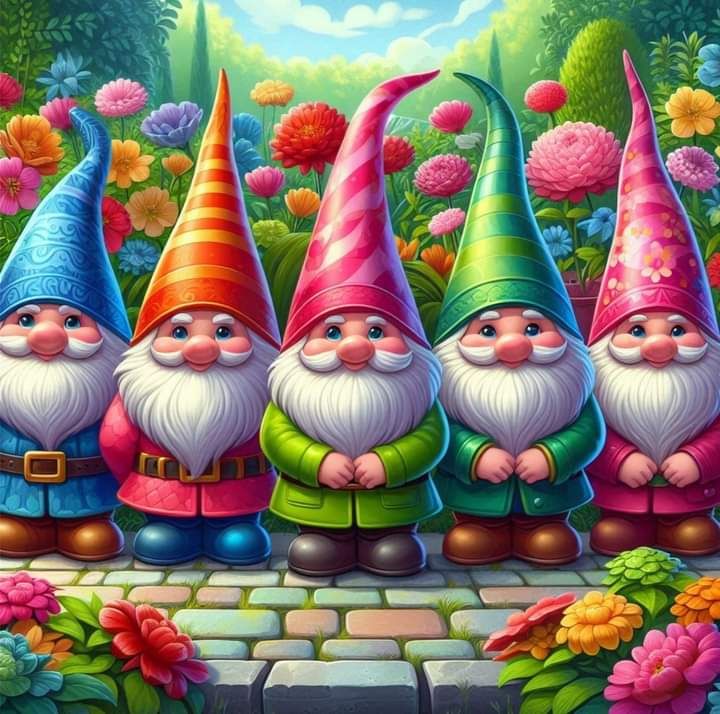 Five Goblins (velvet cloth) Fairy Dust Drills full round/square diamond ...