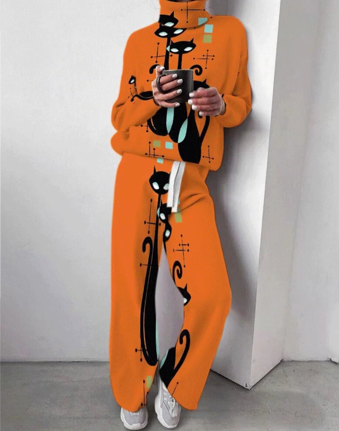 Funny Kitten Casual Set funny-kitten-casual-set
