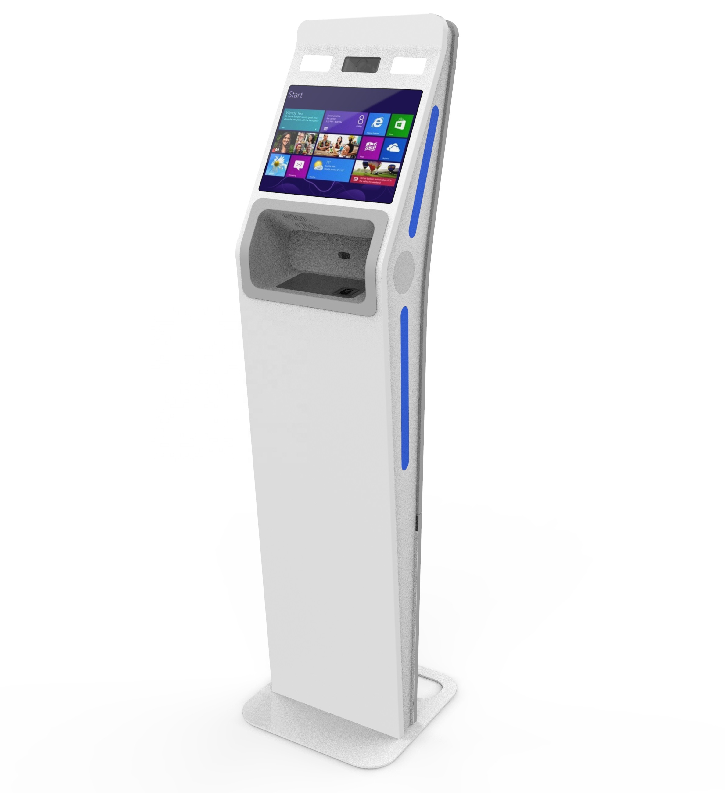 Factory Customized Lobby Type Touch RFID Access Control Kiosk Meeting ...