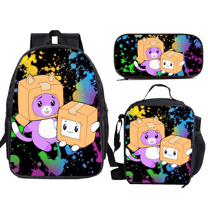 Lankybox Backpack Kids Lankybox Anime School Bag Ideal Present