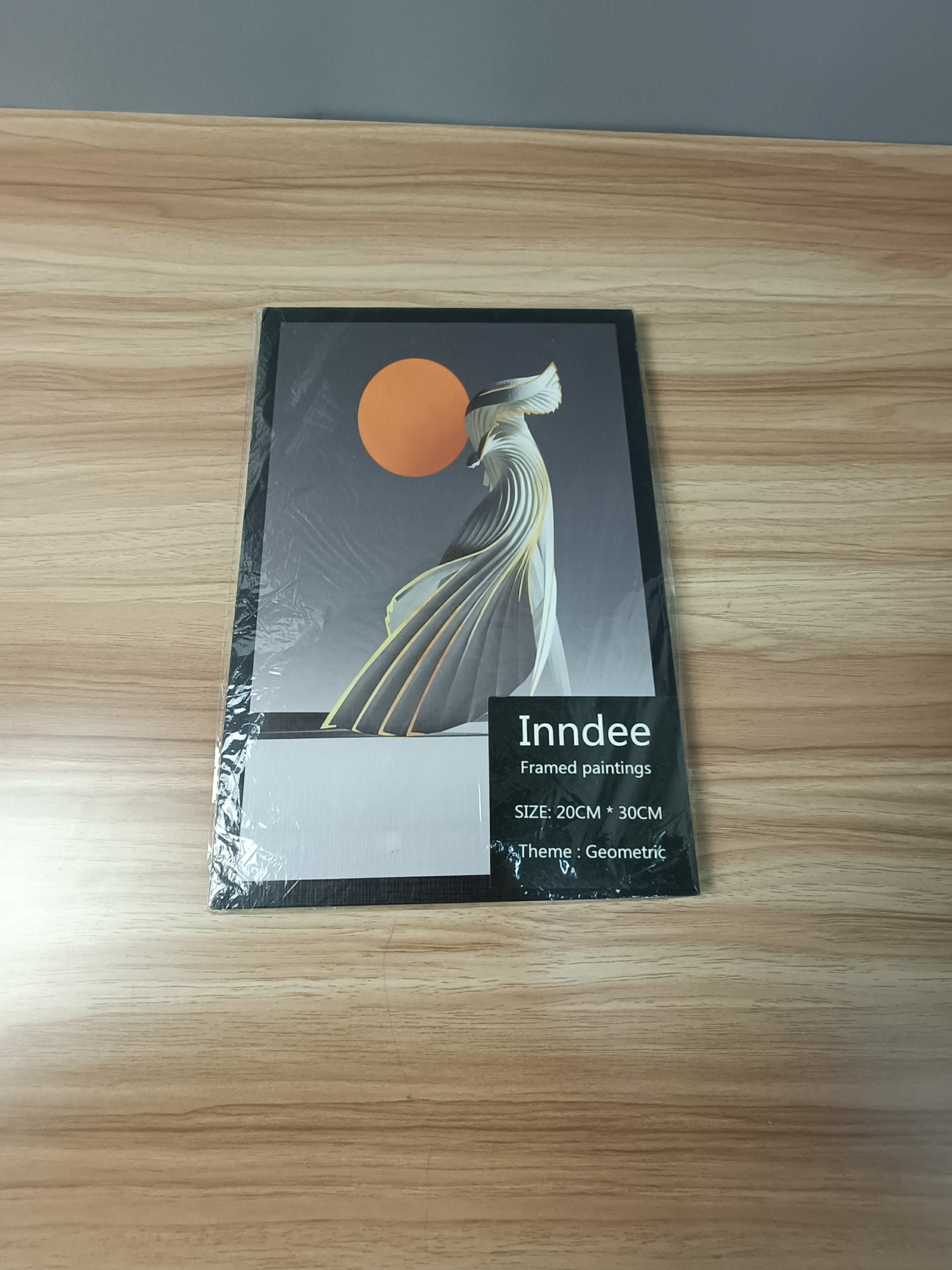 Inndee Framed Paintings Abstract Sunrise Sea Prints Picture Canvas Wall ...