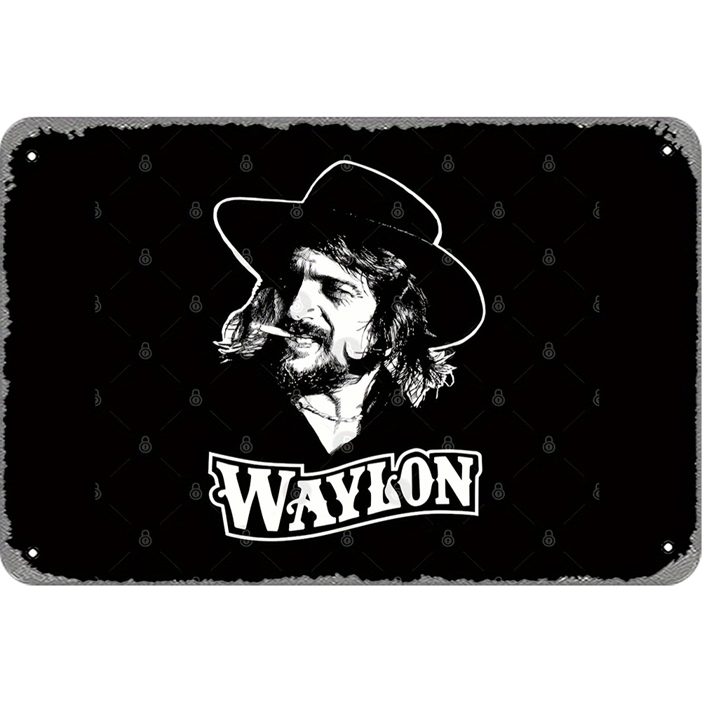 Waylon Jennings - Vintage Metal Signs - 20*30cm/30*40cm - Music
