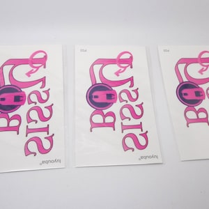 Sissy Boy Chastity Temp Tattoo (Three Pack) X3 - Chastity Tattoos
