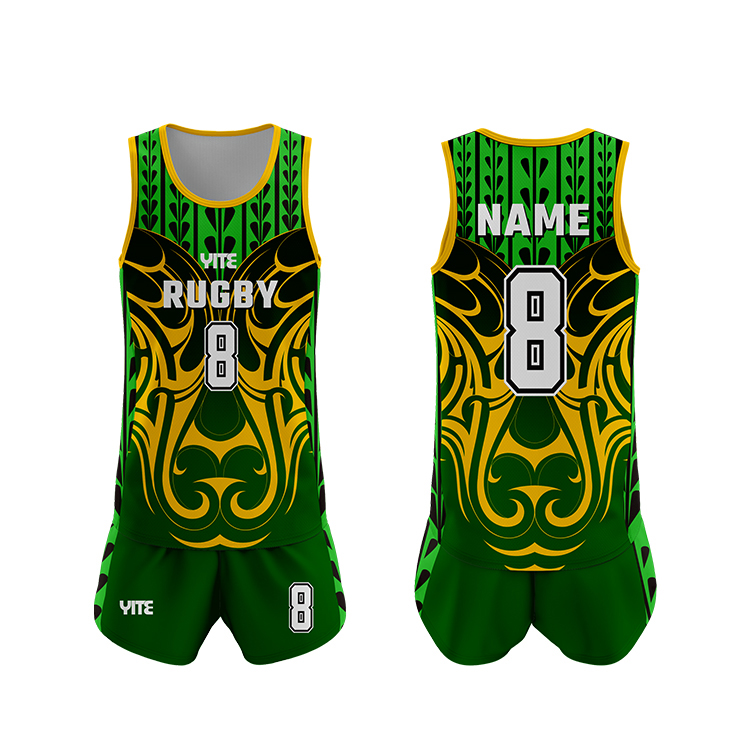 YITE | Custom sublimated printing touch football singlet uniform