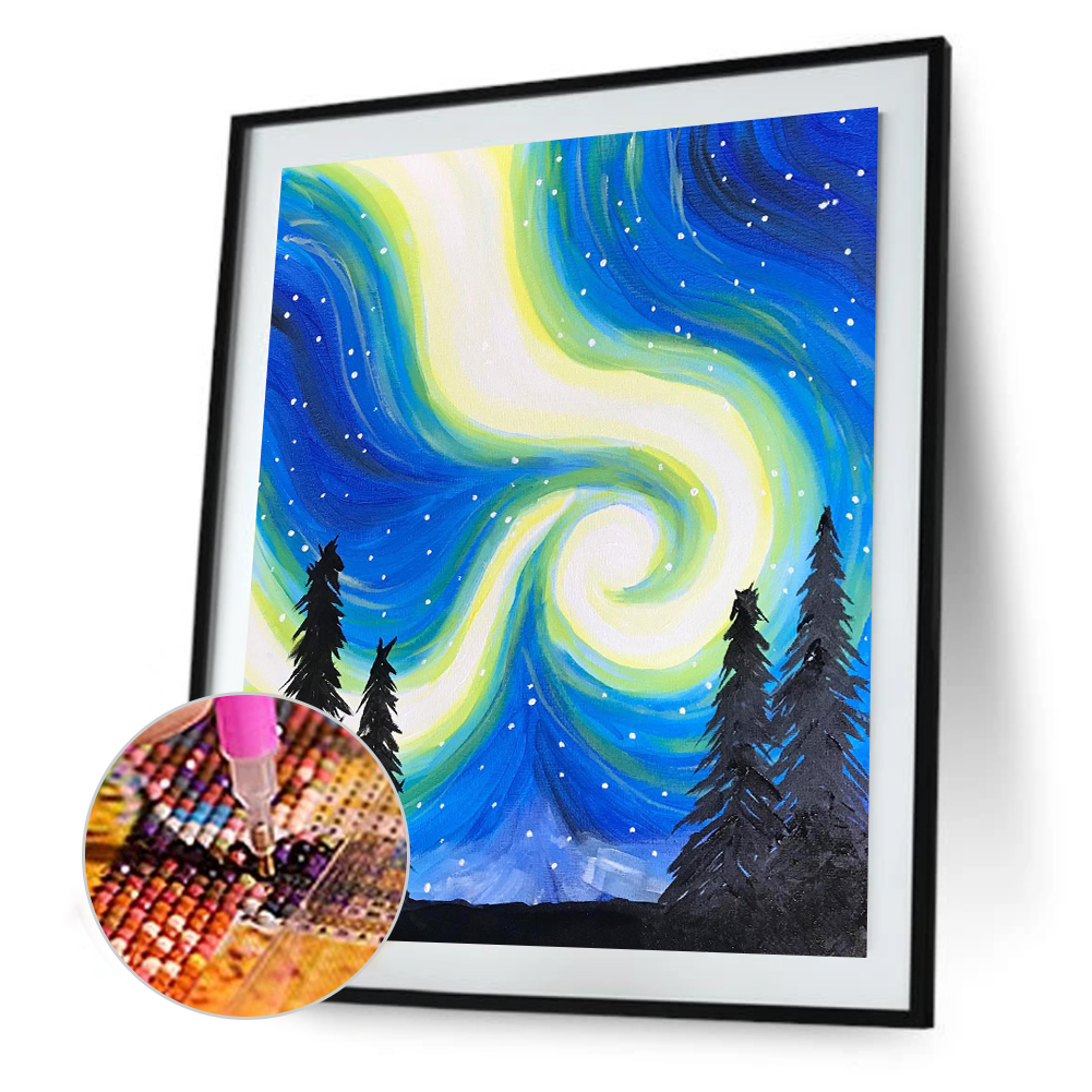 Abstract Pattern 30*40cm(canvas) full round drill diamond painting