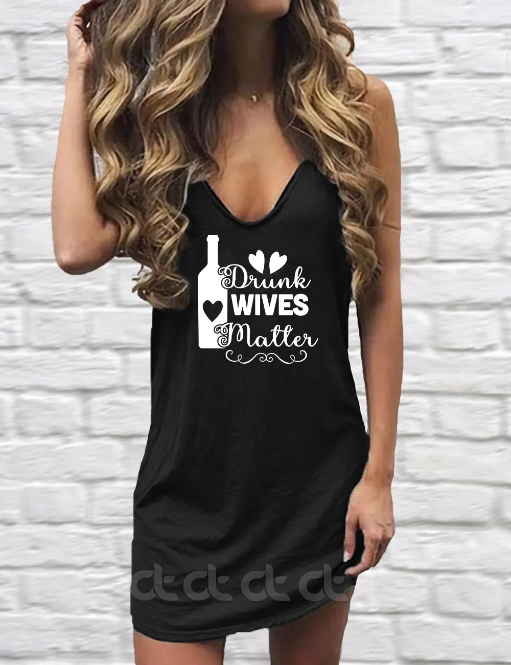 Drunk Wives Matter Mini Dress