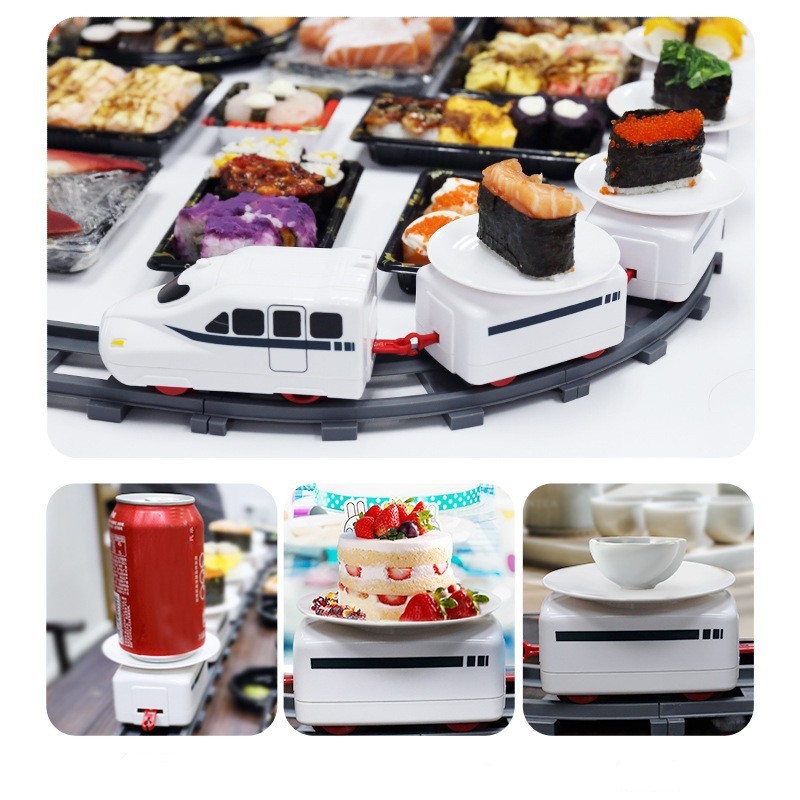 Rotating Sushi Train Electric Rotary Set