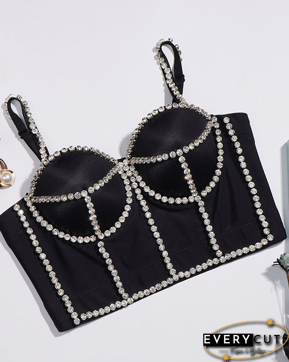 Sexy Diamond Solid Color Outer Corset