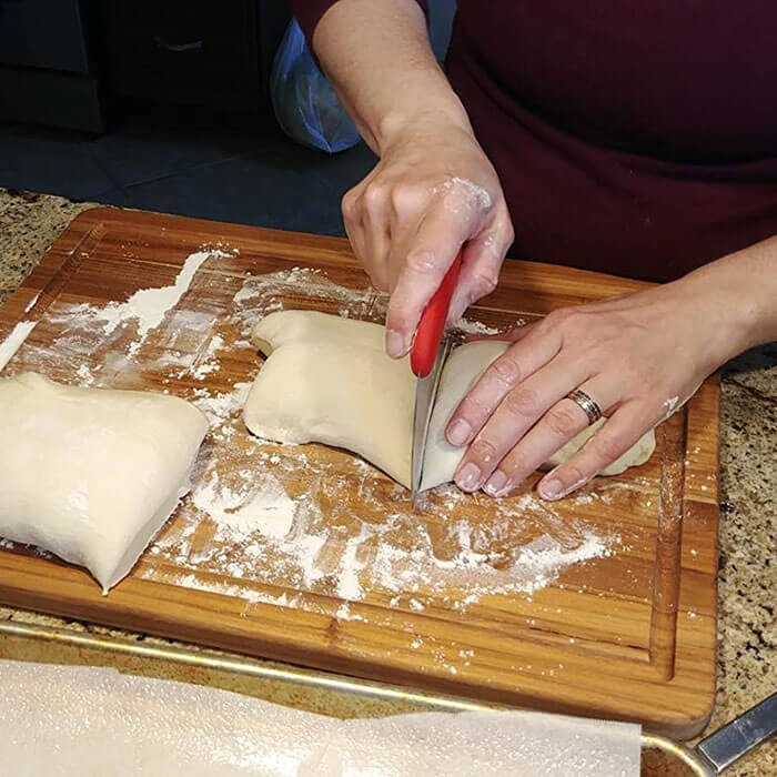 Stainless Steel Bench Scraper Multi-Purpose Dough Pastry Cutting Tool