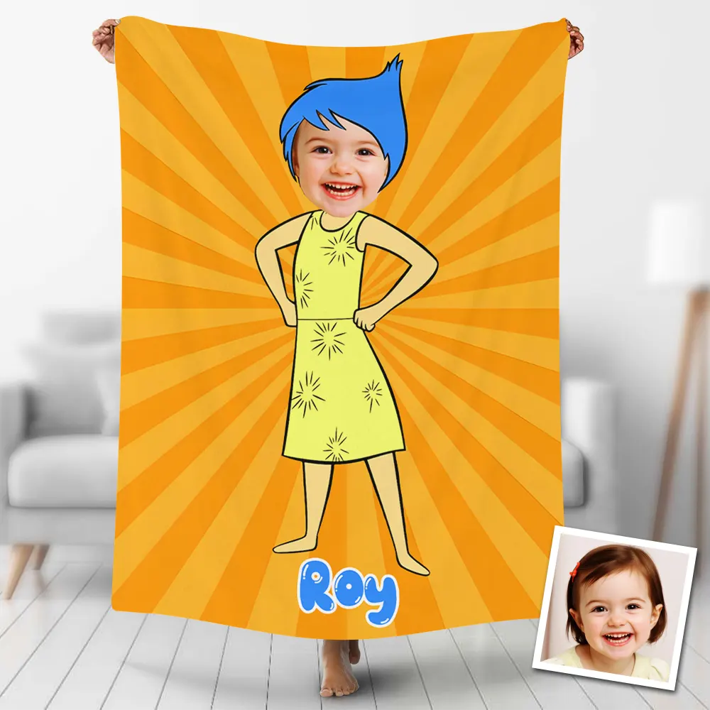 Custom Blankets Personalized Inside Out Joy Blanket