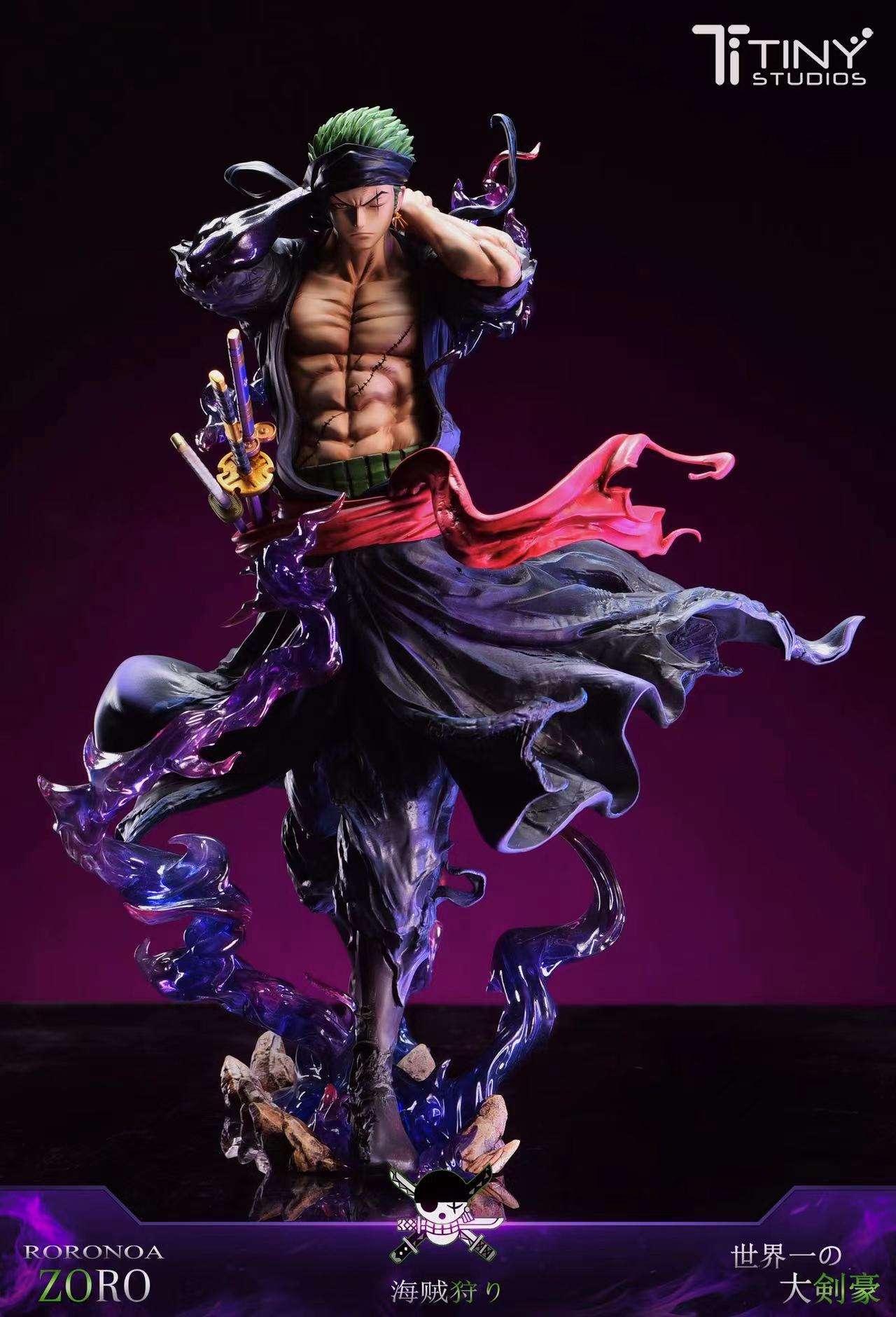 POP MAX Scale Roronoa Zoro - ONE PIECE Resin Statue - TINY-Studios