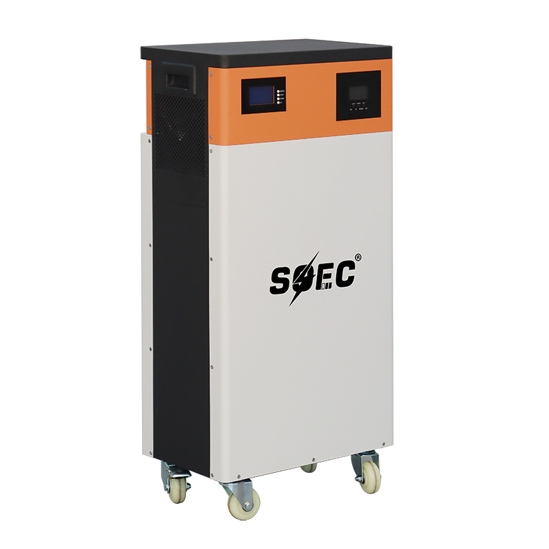SOEC 48V 51.2V 280AH LiFePO4 Battery 14KWH 15KWH All in One Mobile ESS Built-in MPPT & 5KW ...