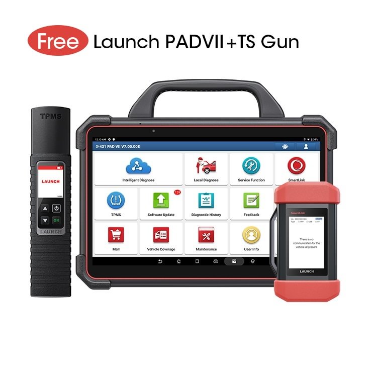 LAUNCH X431 PAD VII Automotive Diagnostic Tool All-in-One Scan Tool ...