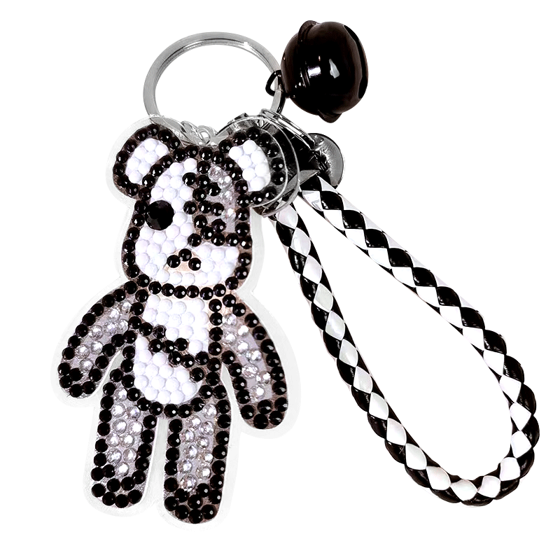 DIY Diamond Painting Keychain | Bearbrick
