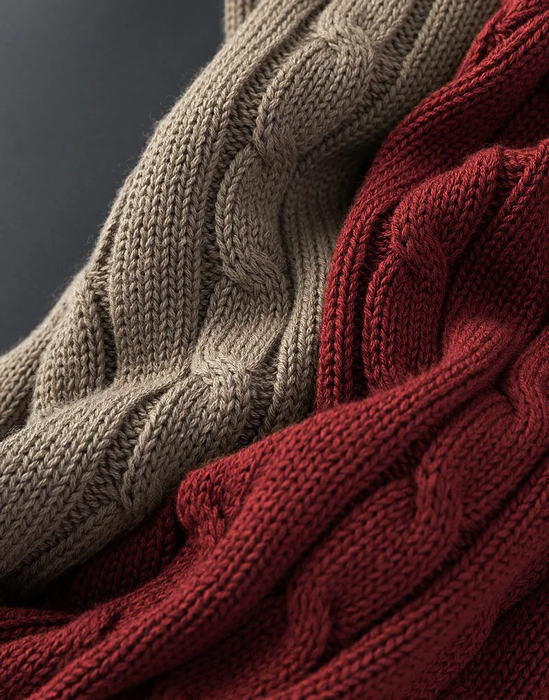 100% Cotton Half Turtleneck Sweater