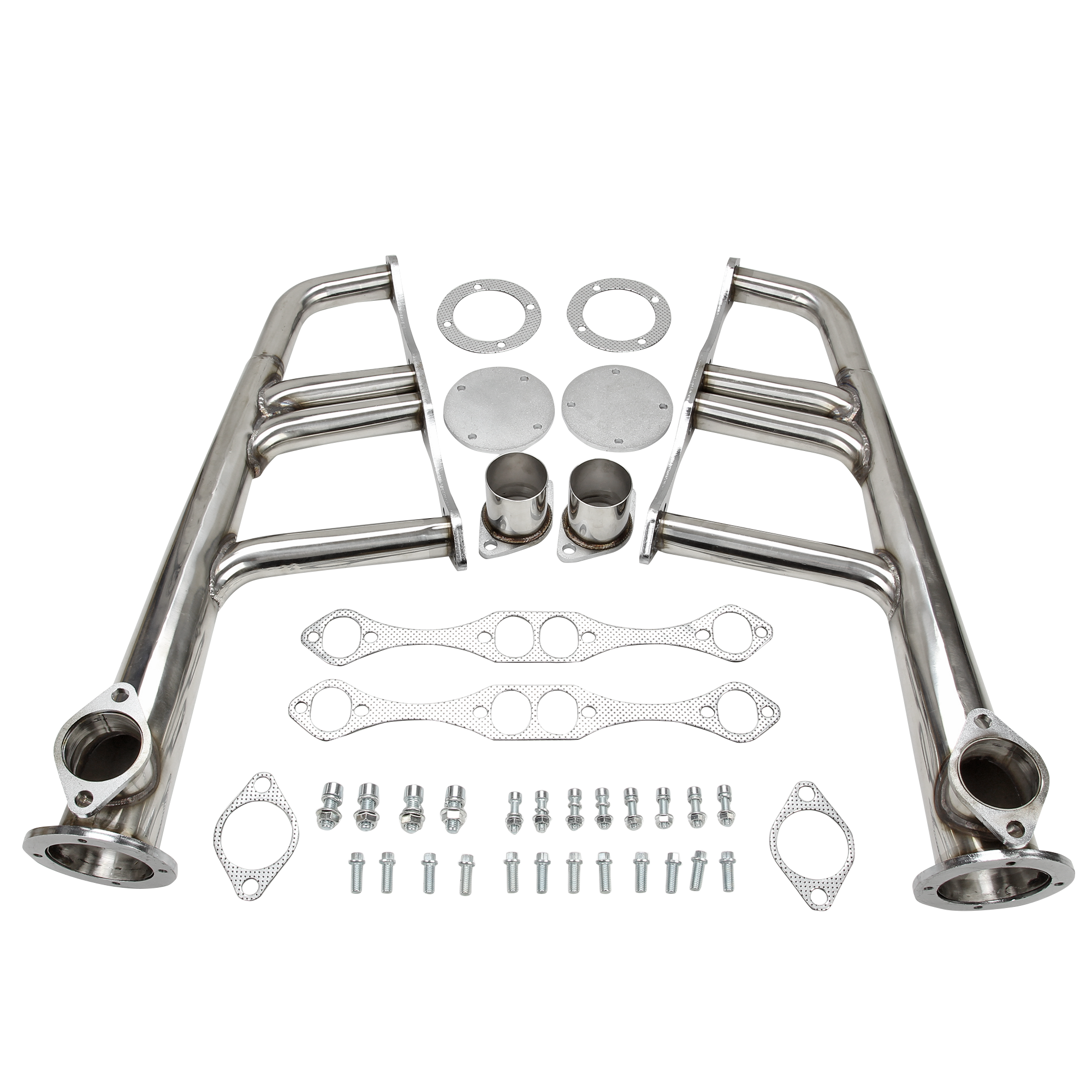 For SBC 265-400 V8 Chevy Street Hot Rod Rat Lake Style Exhaust Headers ...