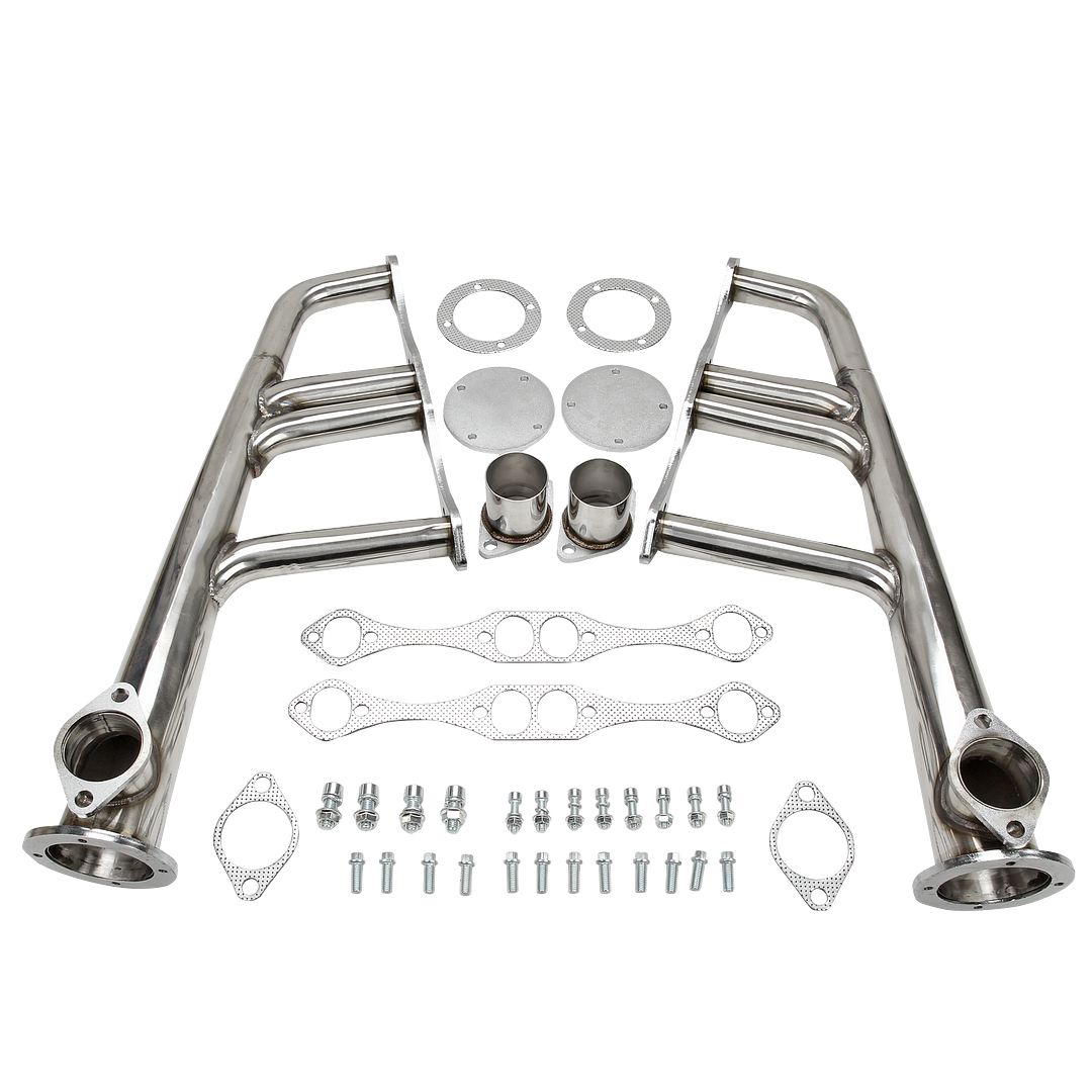 For SBC 265-400 V8 Chevy Street Hot Rod Rat Lake Style Exhaust Headers ...