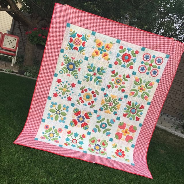 Prairie Meadow Sew Template Set (With Instructions)