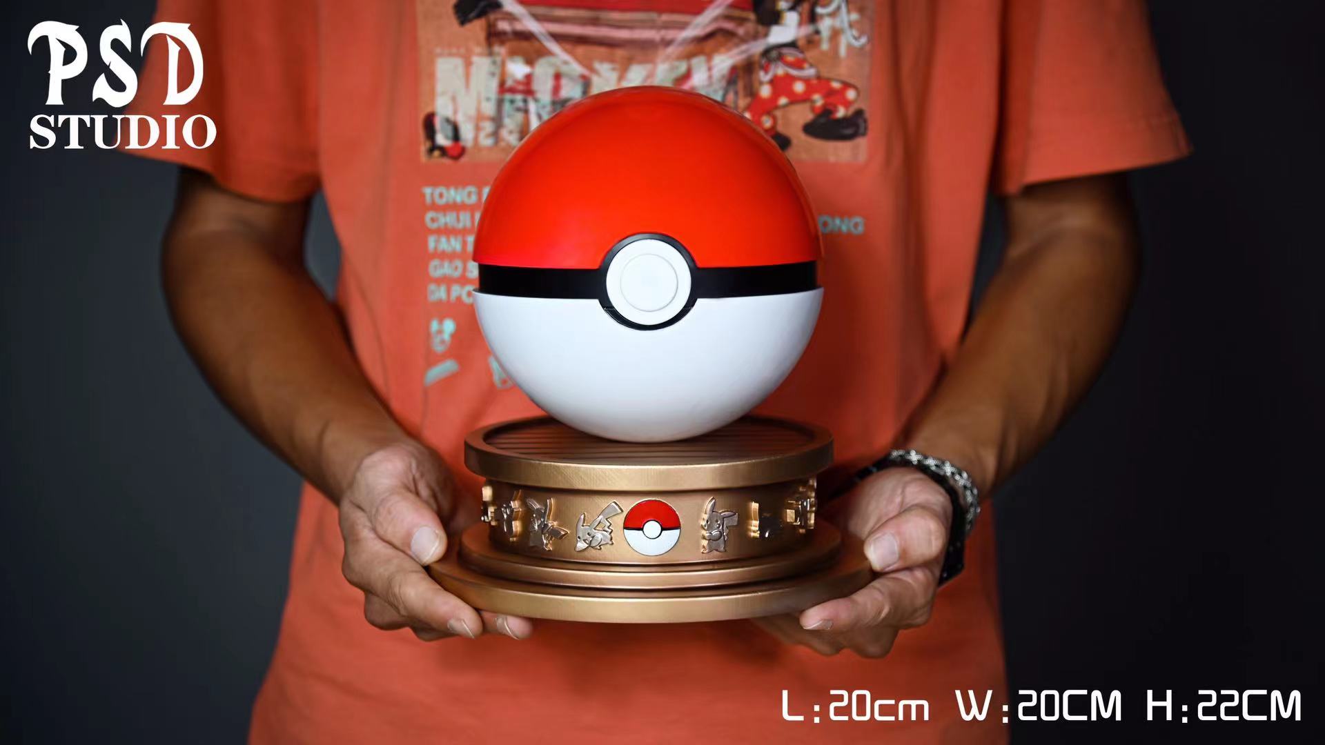 1/1 Scale Poke Ball Ashtray Ornaments - Pokemon Resin Statue - PSD ...