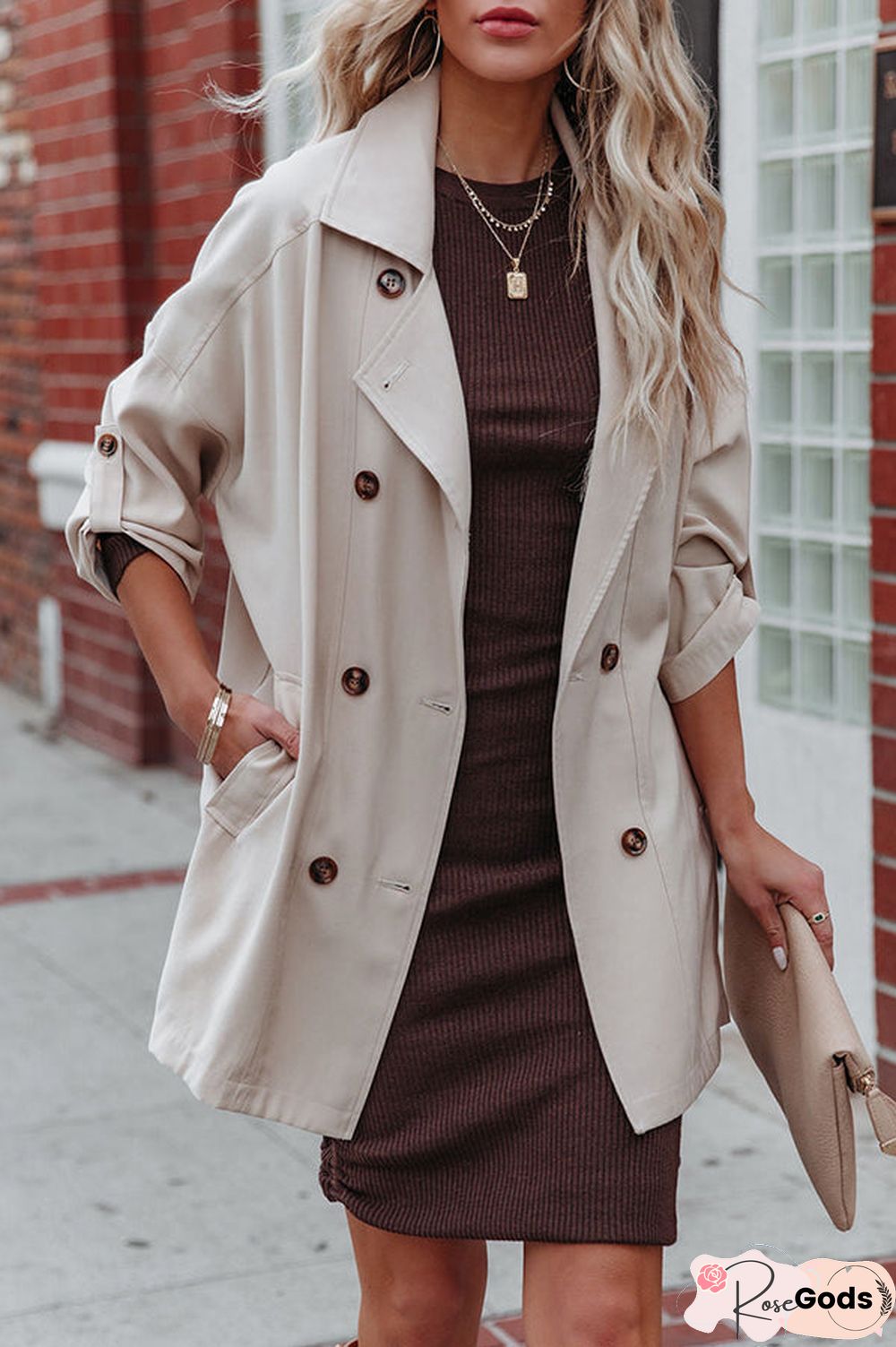 Double Agent Short Trench Coat