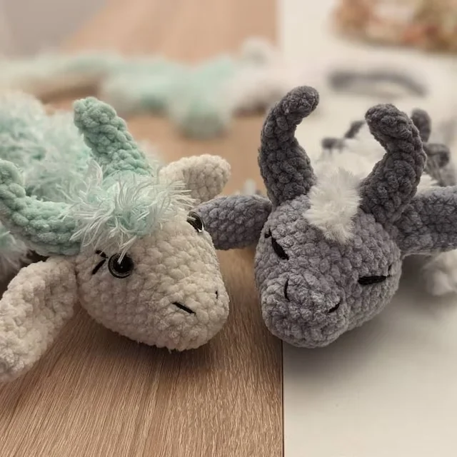 DIY Crochet Cute Dragon Pattern