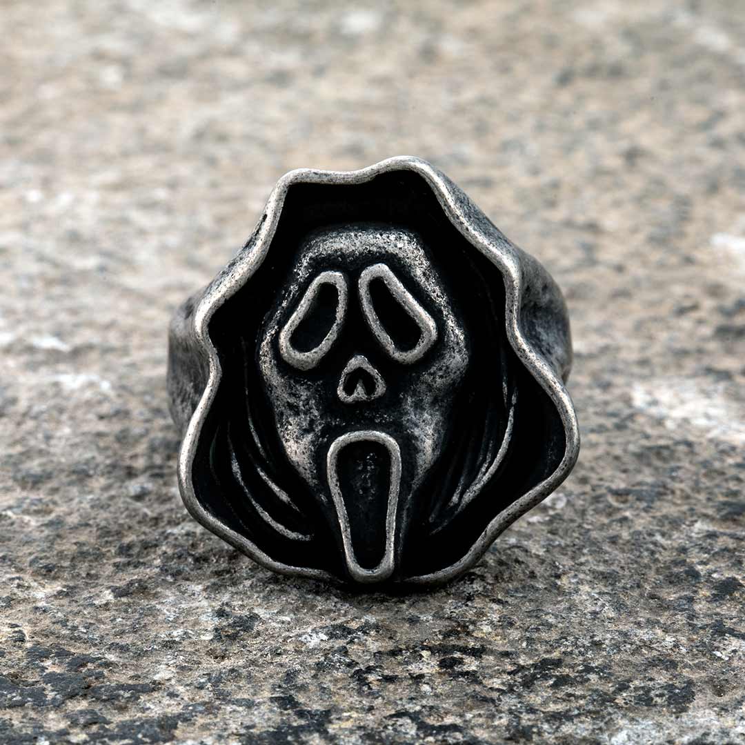 Ghostface Sterling Silver Ring