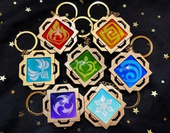 Liyue Vision Keychain