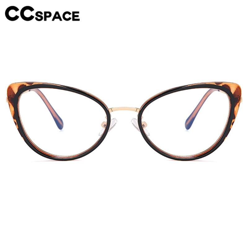 56618 Retro Cat Eye Metal Optical Spectacle Frame Small Size Tr90 Anti ...