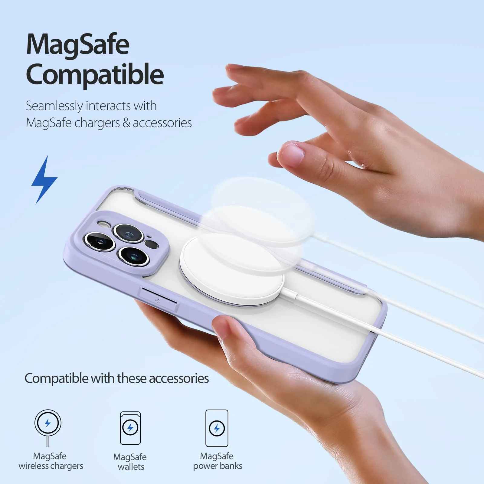 Applicable To iPhone 13/14 Series Strong Magnetic Flip Card Case