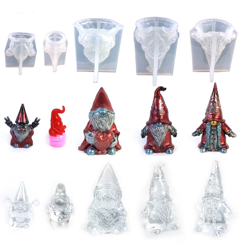 3D Gnome Ornament Resin Molds | Unique DIY Crafts | CrazyMold
