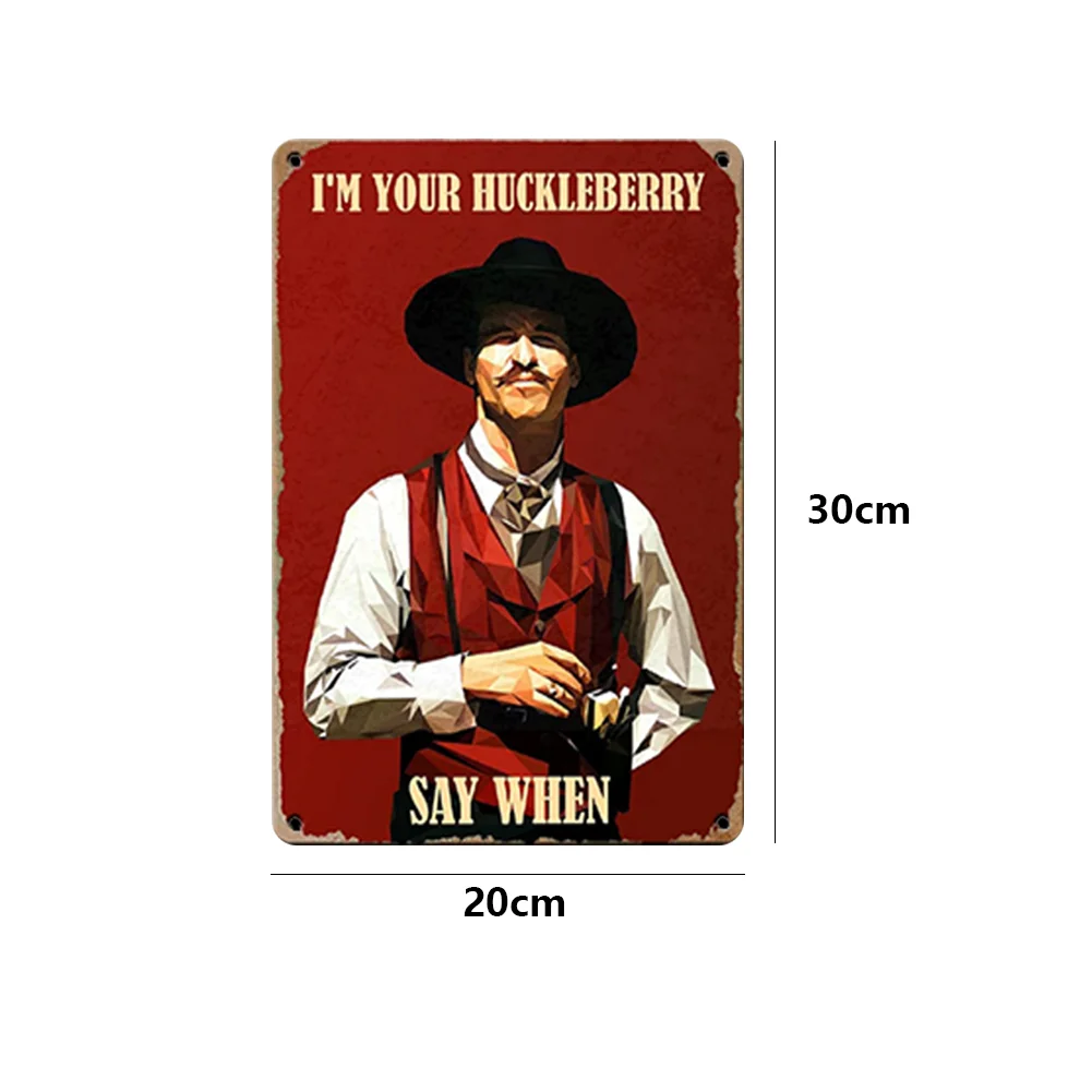 20*30cm - Cowboy - Vintage Tin Signs