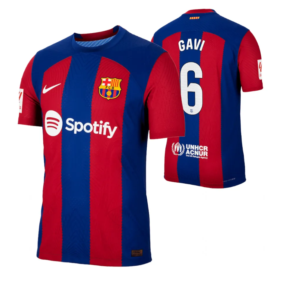FC Barcelona Gavi 6 Home Shirt Kit 2023-2024