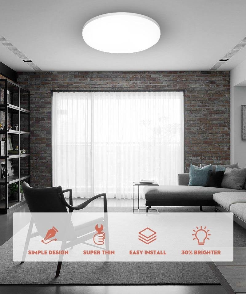 Ultra Thin LED Ceiling Lights 15/20/30/50W Modern Led Ceiling Lamps for ...