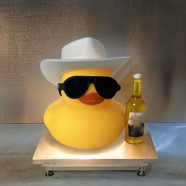 Good beer duck, personalized gift for duck collectors