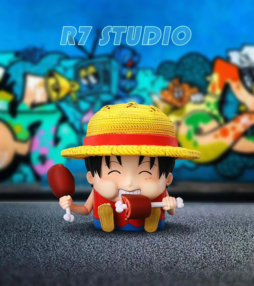 Square Series 001 Monkey D Luffy - ONE PIECE Statue - R7 Studio [Pre-Order]