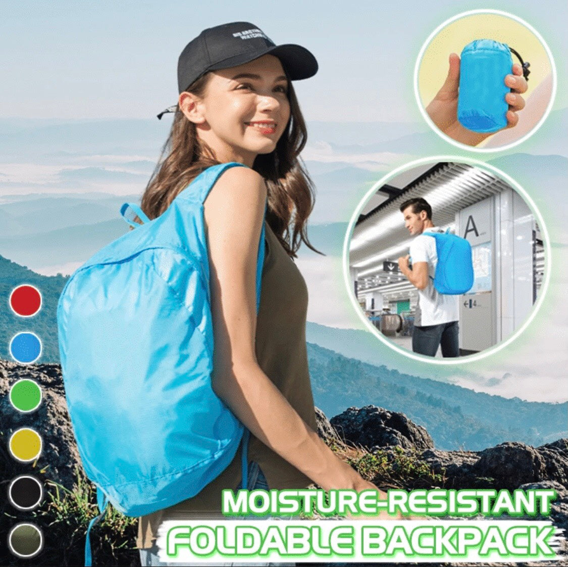 Multipurpose Waterproof Foldable Backpack