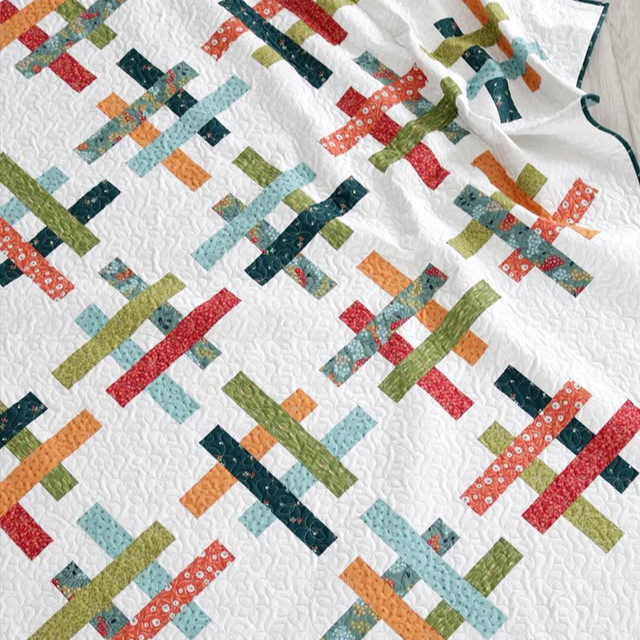 Quartet Quilt Pattern Template-with instruction