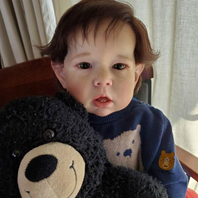 22"Little Fernanda Cute Reborn Baby Doll Give for Baby School Birthday ...