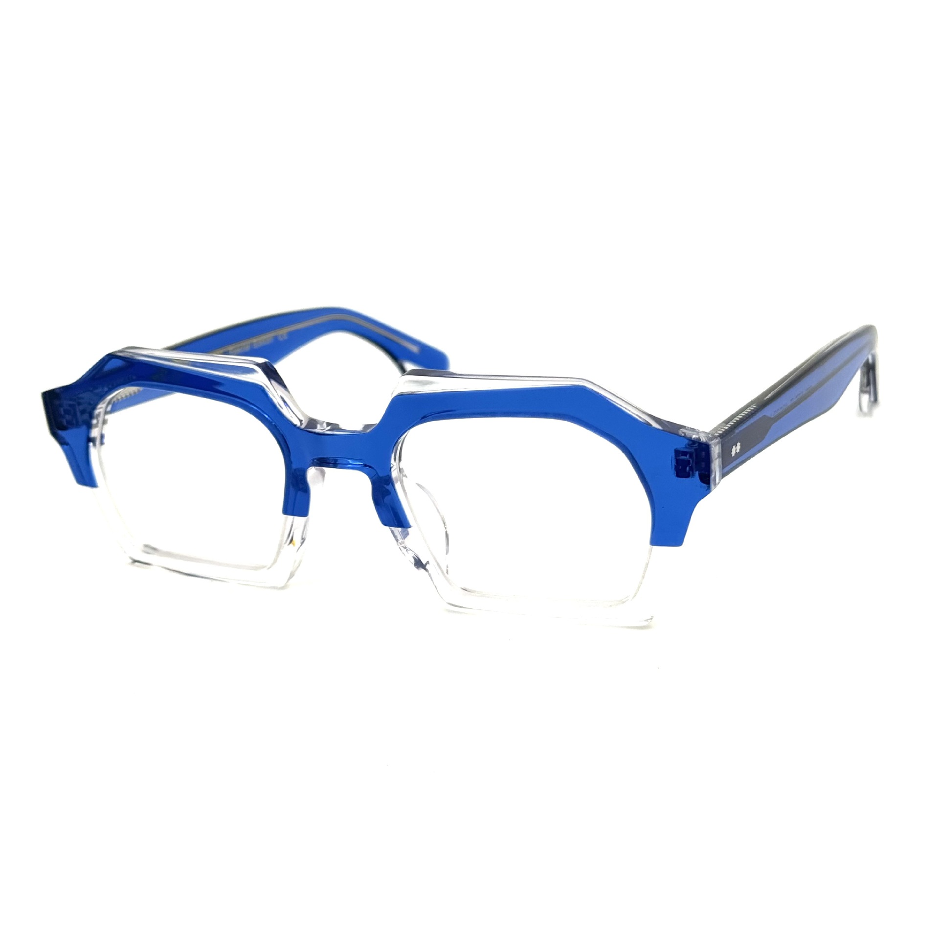Unique Personalized Design Polygon Eyeglasses Frames Multicolor Men ...