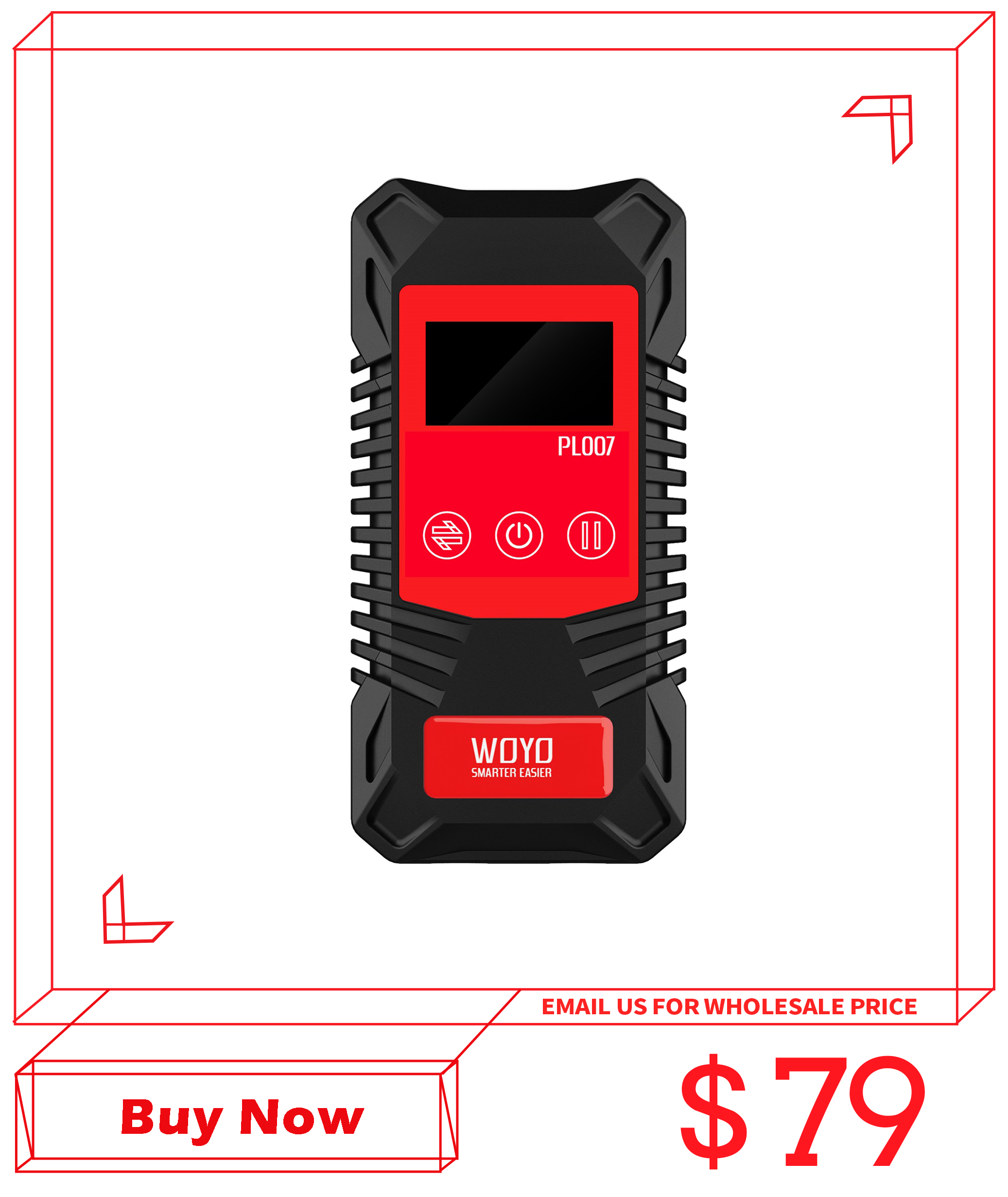 WOYO PL007 CAN LIN PWM Signal Tester, CAN BUS Analyzer Read Baud & ID ...