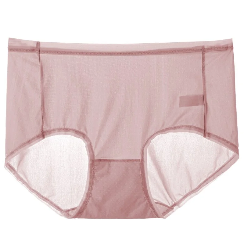 Uaang Panties Women Ice Slik Underwear Solid Sexy Girls Briefs Ladies ...