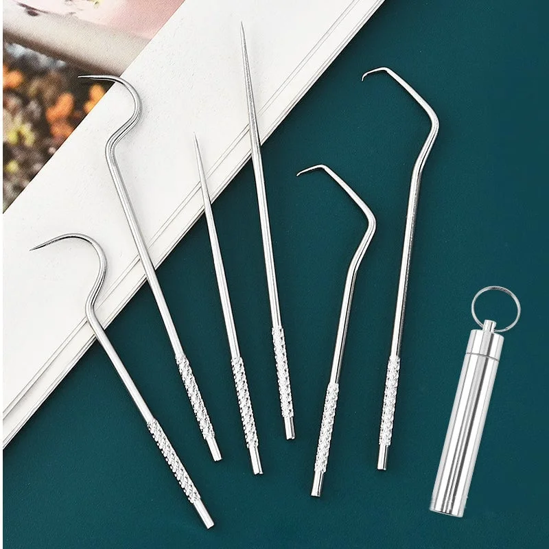 Stainless Steel Toothpick Set buy 2 free shipping