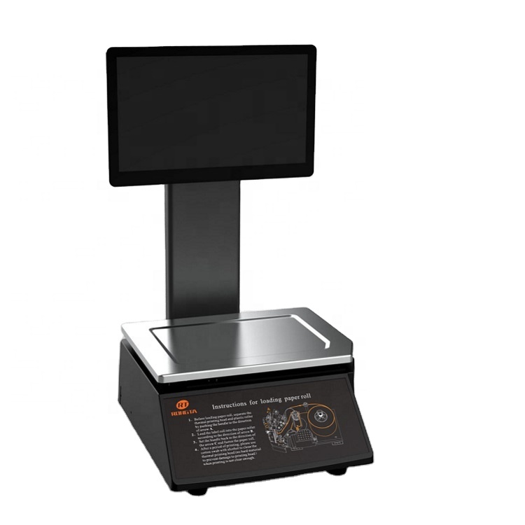 RFID Cash Register POS System with 15.6 Inch Touch Screen Weighing AI ...