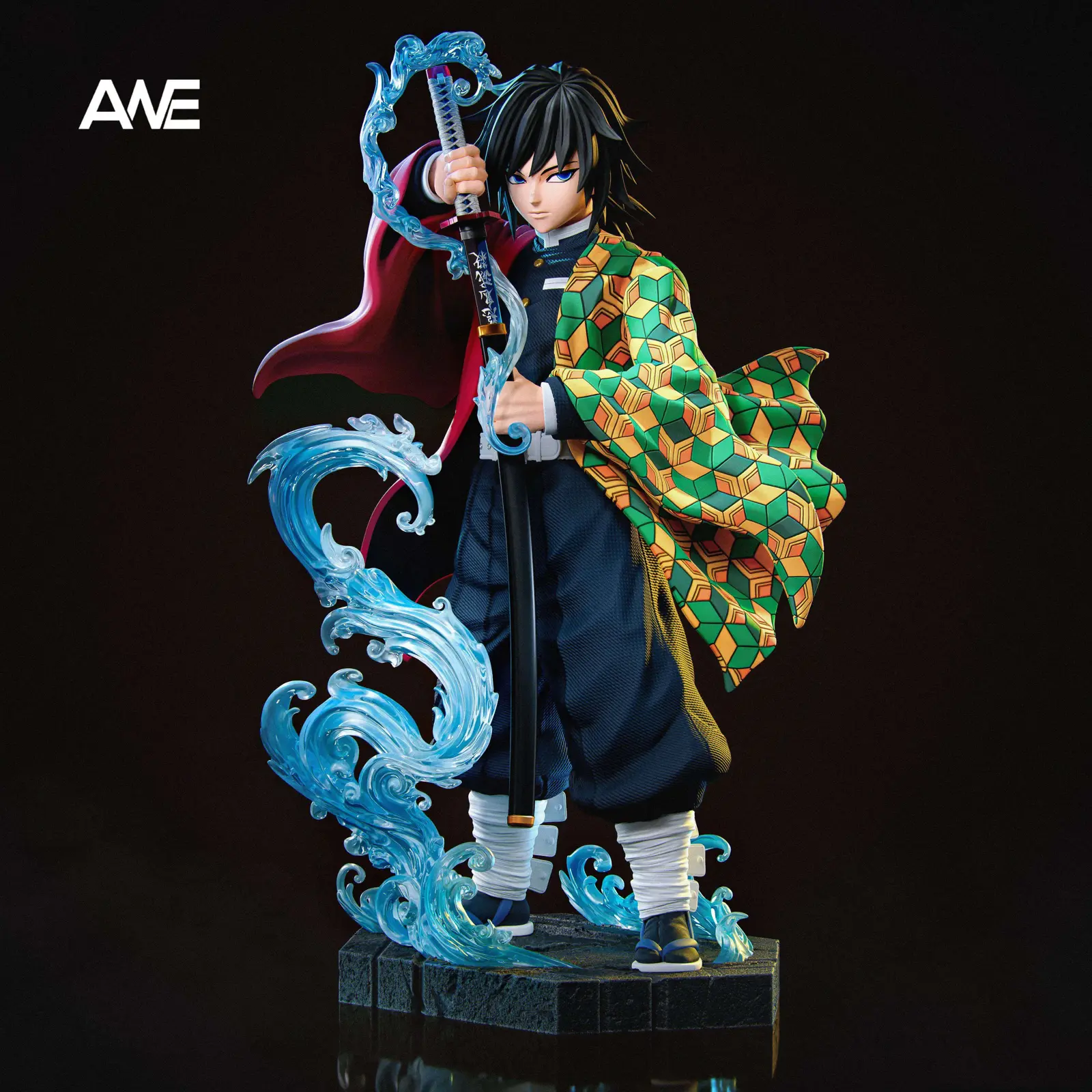 Water Hashira Giyu Tomioka - Demon Slayer: Kimetsu No Yaiba Resin ...